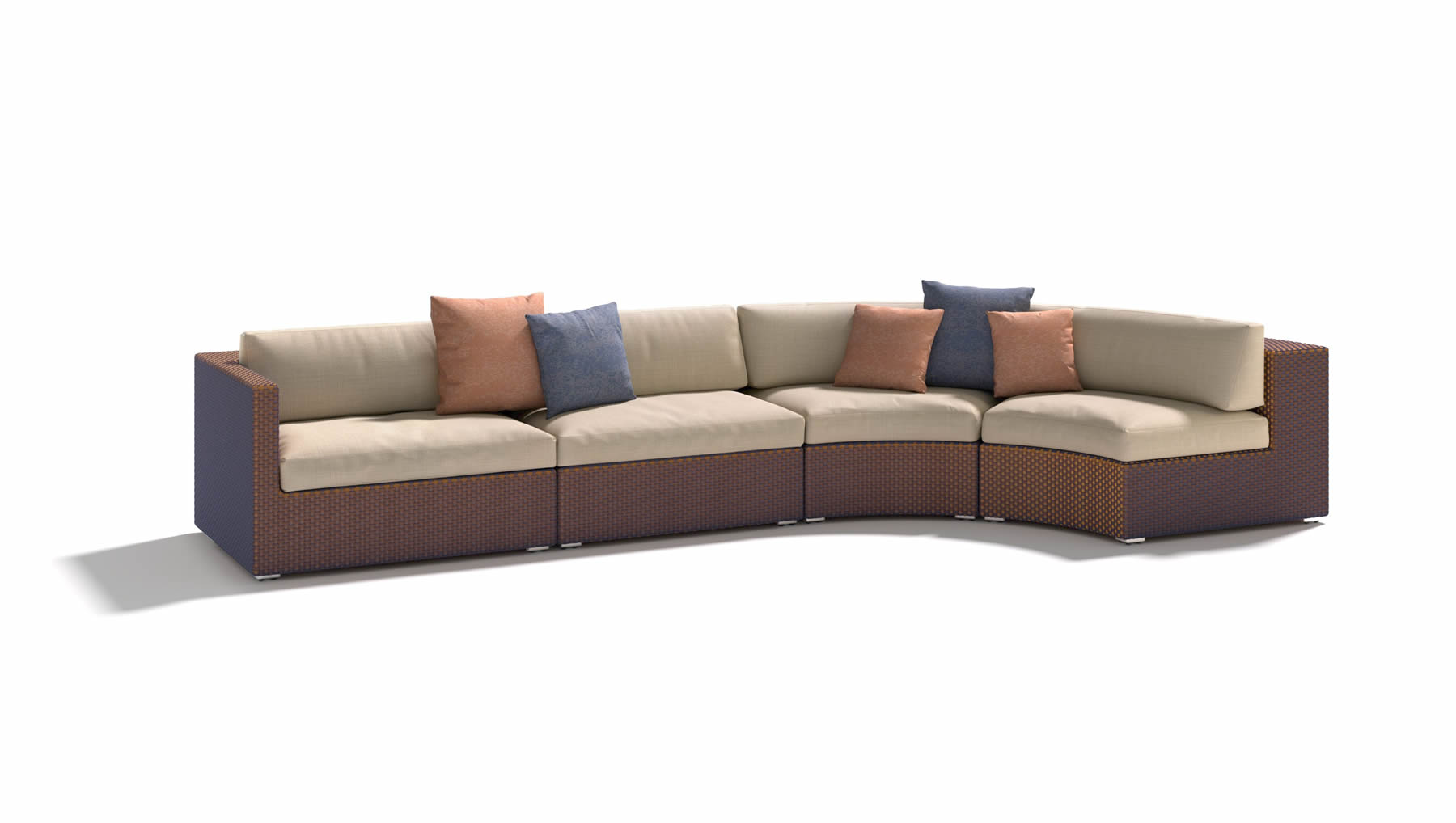 DEDON LOUNGE MYSTIQUE BLUO Modul Mitte XXL | Drifte Onlineshop